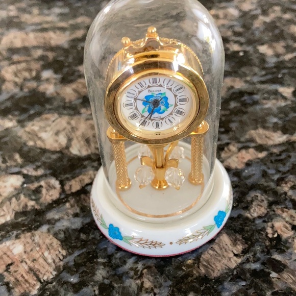 Accents | Bulova Miniature Anniversary Dome Clock | Poshmark
